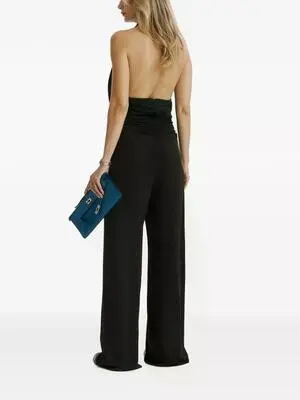 CUANNA Halterneck Ruched Jumpsuit