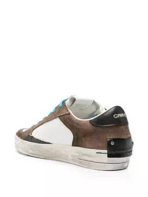 CRIME LONDON Sk8 Deluxe Panelled Sneakers