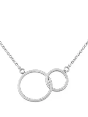 AUREE JEWELLERY Kelso Interlocking Rings Necklace - Silver