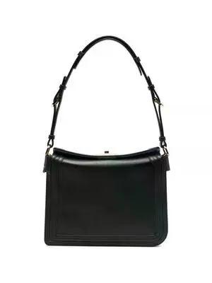 LANVIN Compagnon" Leather Shoulder Bag - Black