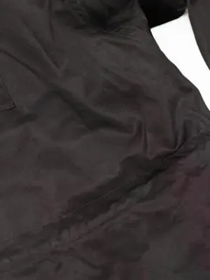 Hermès Cotton Frill Collar Zip-up Blouse