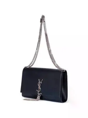 Saint Laurent Kate Tassel Shoulder Bag - Black