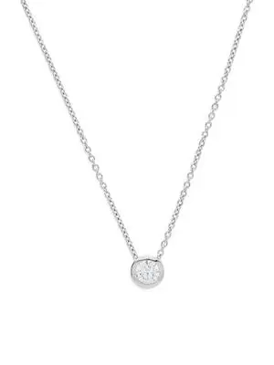 AUREE JEWELLERY Verona Necklace With Cubic Zirconia - Silver