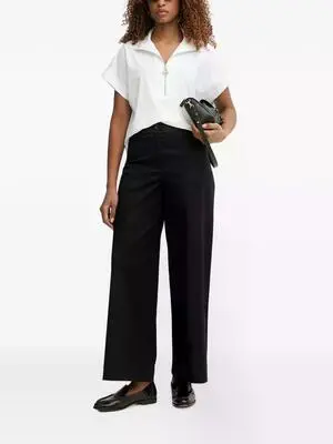 Joseph Ribkoff Quarter-zip Short-sleeve Polo Top