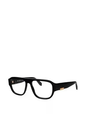 Palm Angels Logo Plaque Pilot Frame Glasses