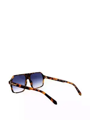 Palm Angels Camino Geometric Frame Sunglasses