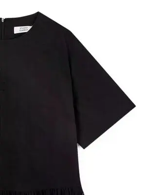 STUDIO TOMBOY Button-detail Tiered Midi Dress