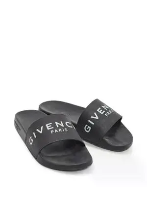 Givenchy Logo Print Pool Slides