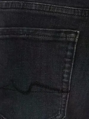 7 For All Mankind Straight-leg Jeans With Faded Effect
