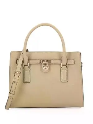 Michael Kors Hamilton Logo-padlock Tote Bag - Neutrals