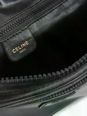 Celine Leather Triomphe Clutch Bag