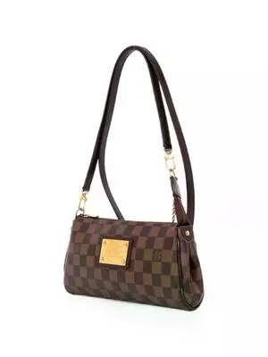 LOUIS VUITTON Damier Ebène Canvas Clutch Bag