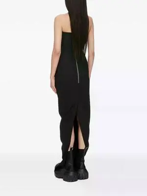 Rick Owens Strapless Bustier Maxi Gown - Black