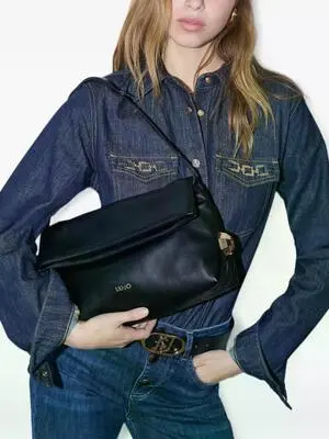 Liu Jo Medium Riccy Shoulder Bag - Black