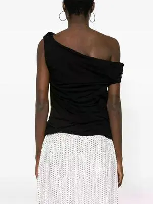 MSGM Draped Detail Sleeveless Top