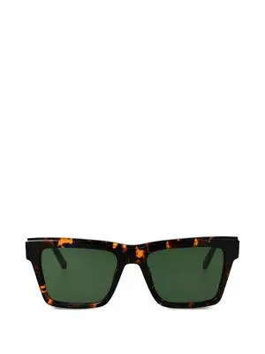 Off-White Virginia Square Frame Sunglasses - Brown