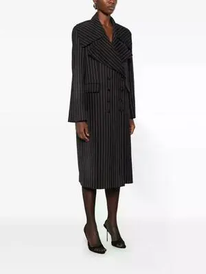 DONDUP Pinstripe Double-breasted Coat