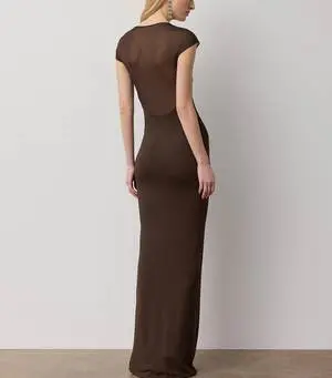 Ralph Lauren Jersey Waverley Maxi Dress