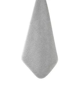 GRACCIOZA Bee Waffle Bath Towel - Silver