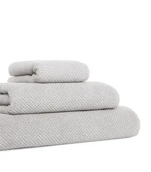 GRACCIOZA Bee Waffle Bath Towel - Silver