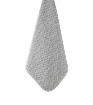 GRACCIOZA Bee Waffle Bath Towel - Silver