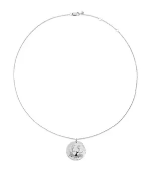 Monica Vinader Sterling Cancer Zodiac Pendant Necklace - Silver