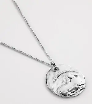 Monica Vinader Sterling Aries Zodiac Necklace - Silver