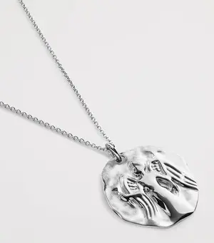 Monica Vinader Sterling Virgo Zodiac Pendant Necklace - Silver