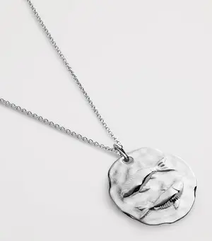 Monica Vinader Sterling Pisces Zodiac Pendant Necklace - Silver