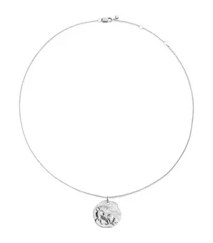 Monica Vinader Sterling Taurus Zodiac Pendant Necklace - Silver