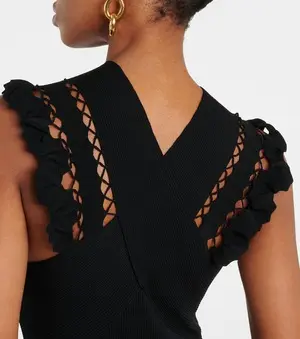 Ulla Johnson Fiora Ribbed-knit Midi Dress