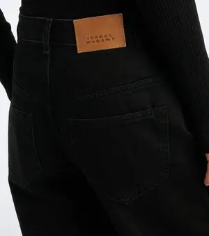 Isabel Marant Étoile Lemony Wide-leg Jeans - Black