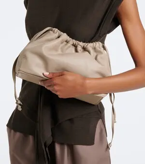 A.emery Tobey Leather Clutch