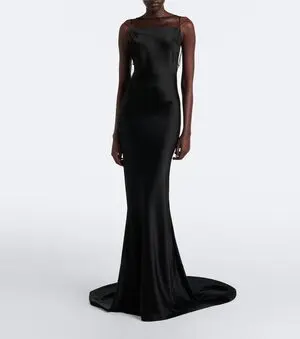 MAISON MARGIELA Satin Gown