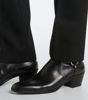 TOM FORD Leather Ankle Boots