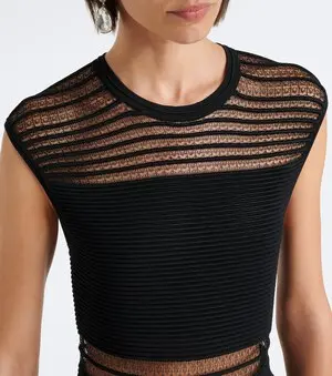 Simkhai Esri Knitted Mini Dress - Black