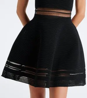 Simkhai Esri Knitted Mini Dress - Black
