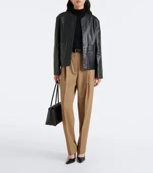 RÓHE Daria Wool-blend Tapered Trousers