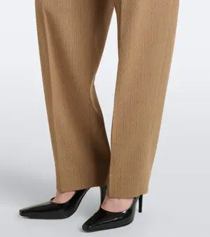 RÓHE Daria Wool-blend Tapered Trousers