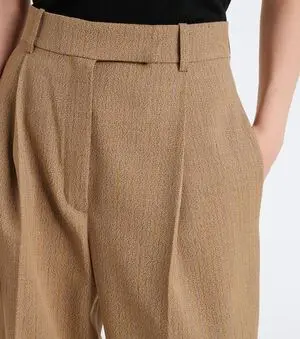 RÓHE Daria Wool-blend Tapered Trousers