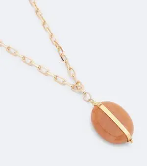 Isabel Marant Étoile Pendant Necklace With Natural Stone