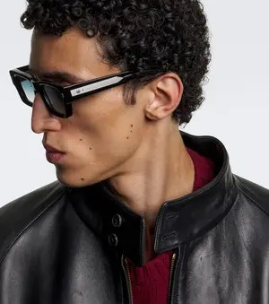 SATO Sira Rectangular Sunglasses - Black