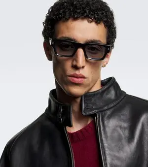 SATO Sira Rectangular Sunglasses - Black