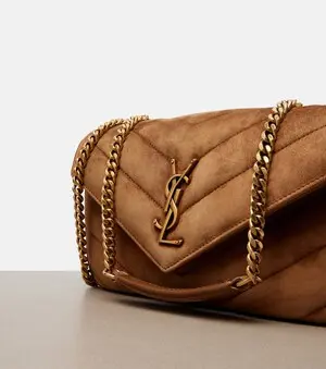 Saint Laurent Loulou Small Matelassé Shoulder Bag