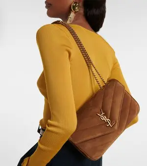 Saint Laurent Loulou Small Matelassé Shoulder Bag