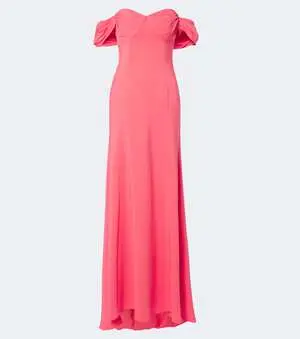 Oscar De La Renta Off-shoulder Gown - Pink