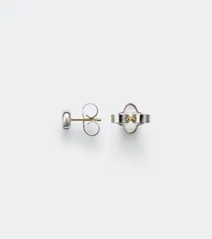 David Yurman Pave Sterling Diamond Earrings