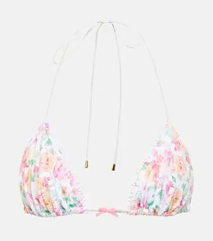 BANANHOT Flora Floral Bikini Top - Multicoloured