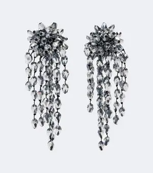 Isabel Marant Étoile Isabel Marant Hanabi Beaded Dangle Earrings Silver