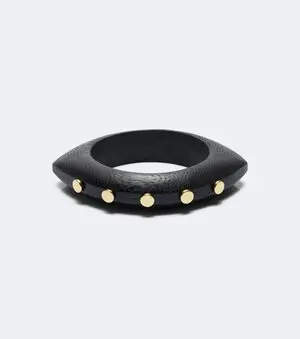Isabel Marant Étoile Layla Studded Wood Bangle - Black